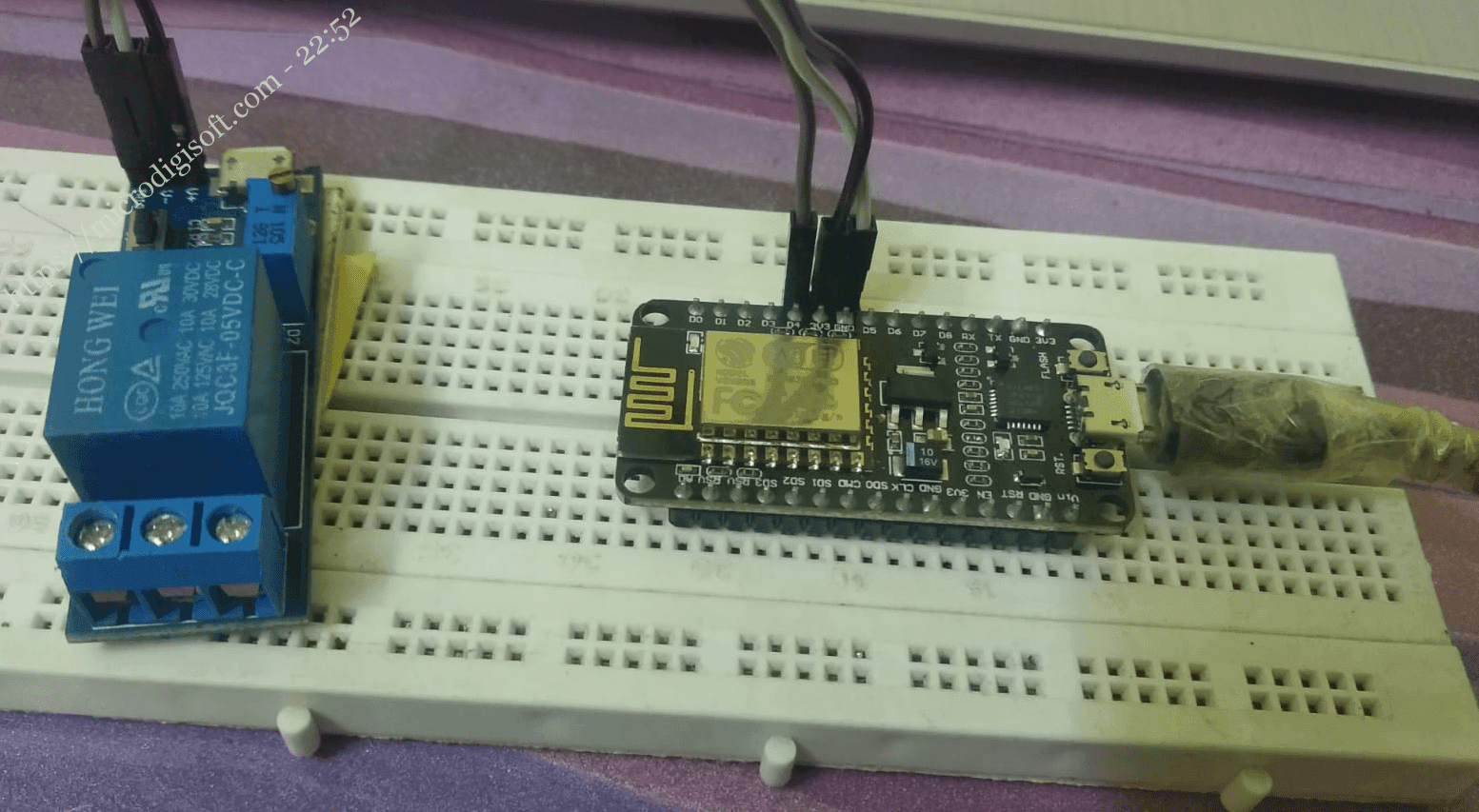 Interface Relay Module with NodeMCU | microdigisoft.com
