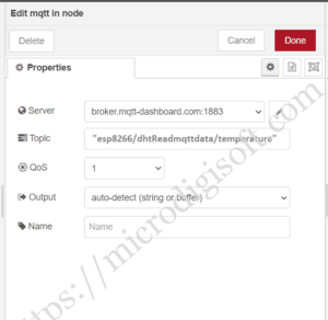 ESP8266 NodeMCU MQTT – Publish DHT11 Temperature and Humidity Sensor