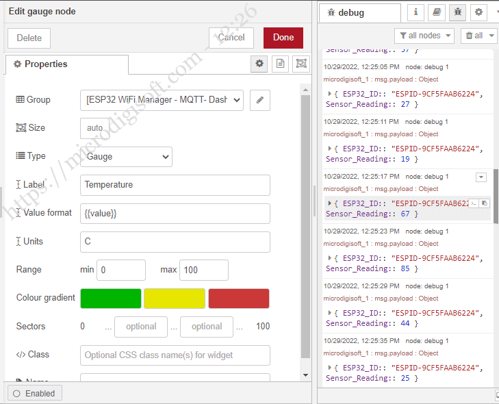 Esp32 Wifi Manager With Mqtt Node Red And Json Serialization