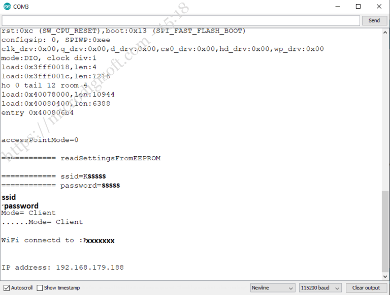 ESP32 WiFi Manager to manage SSID and Password using EEPROM