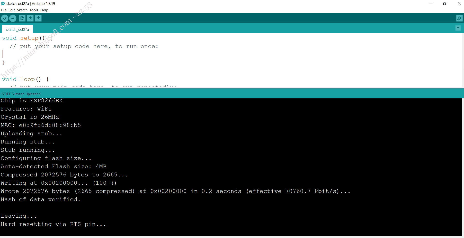 Esp8266 Spiffs Spi Flash File System With Arduino Ide