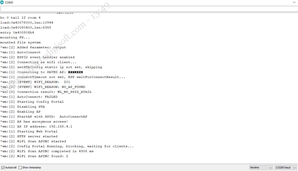 Esp32 With Wifimanager To Manage Ssid And Password No Hard Coding