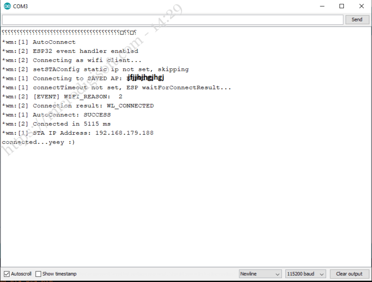 ESP32 with WiFi Manager to Manage SSID and Password