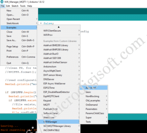 ESP32 with WiFi Manager to Manage SSID and Password