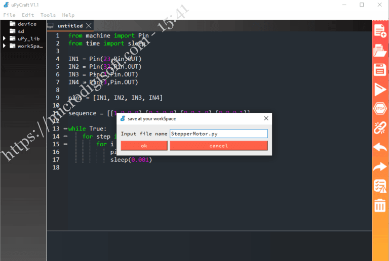 Step-by-Step Guide: Interfacing 28BYJ-48 Stepper Motor with ESP32-ESP8266 Using MicroPython
