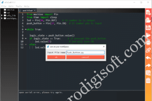 GPIO Control: Push Button with ESP32-ESP8266 -MicroPython