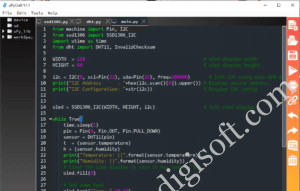 DHT11 Sensor Data on OLED SSD1306 with ESP32-MicroPython