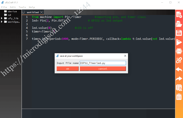 Timer Interrupts With ESP32/ESP8266 using MicroPython