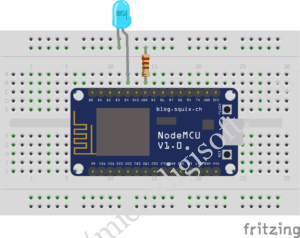 Programming ESP32-ESP8266 GPIO's using MicroPython-Blinking LED