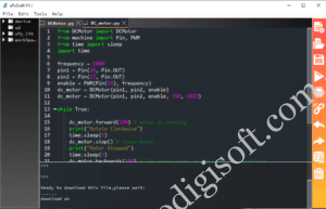 MicroPython-DC Motor Control Using L298N Driver with ESP32