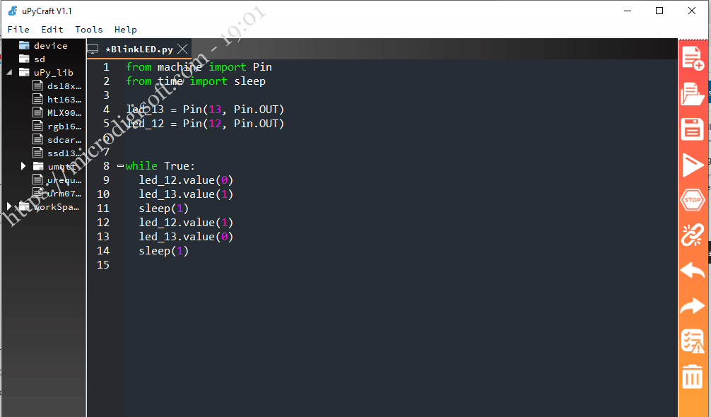Programming Esp32 Esp8266 Gpios Using Micropython Blinking Led 4858