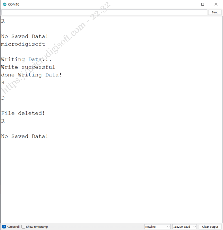 LittleFS with ESP8266 to Read, Write and Delete Data on 16X2 LCD Display