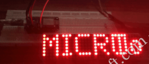 MAX7219 LED Dot Matrix Display with ESP8266 NodeMCU