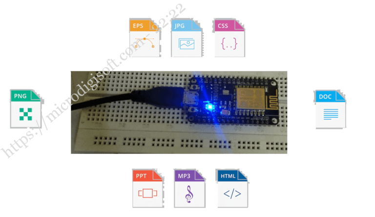 ESP8266 NodeMCU LittleFS Filesystem in Arduino IDE