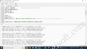 MicroPython-ESP32 MQTT Broker to Publish and Subscribe BME280 Reading