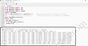 Exploring MPU-6050 Sensor Integration with ESP32 Using MicroPython: A ...