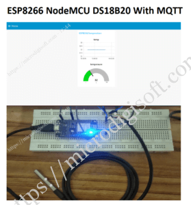 ESP8266 NodeMCU DS18B20 Webserver With MQTT