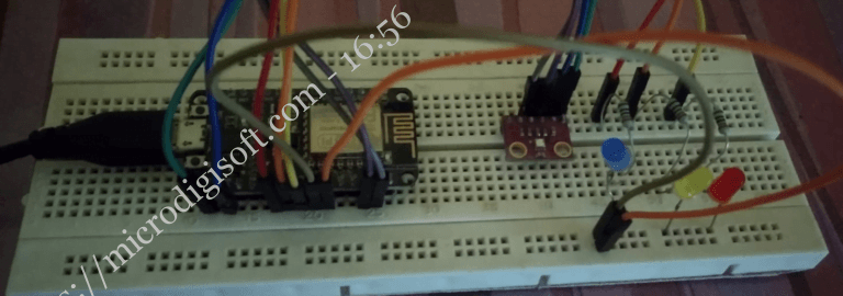 ESP8266(NodeMCU)-BME280 Sensor on Web Server | microdigisoft.com