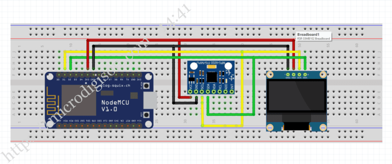 MPU6050 Motion Sensor Interfacing with ESP8266-NodeMCU