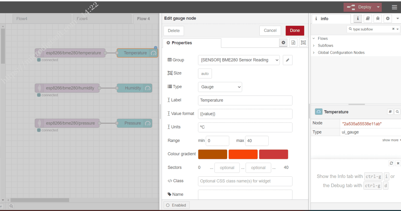 ESP8266 NodeMCU MQTT – Publish BME280 Sensor reading