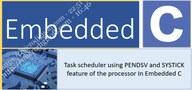 Task Scheduler Using Pendsv And Systick Feature Of The Processor In Embedded C