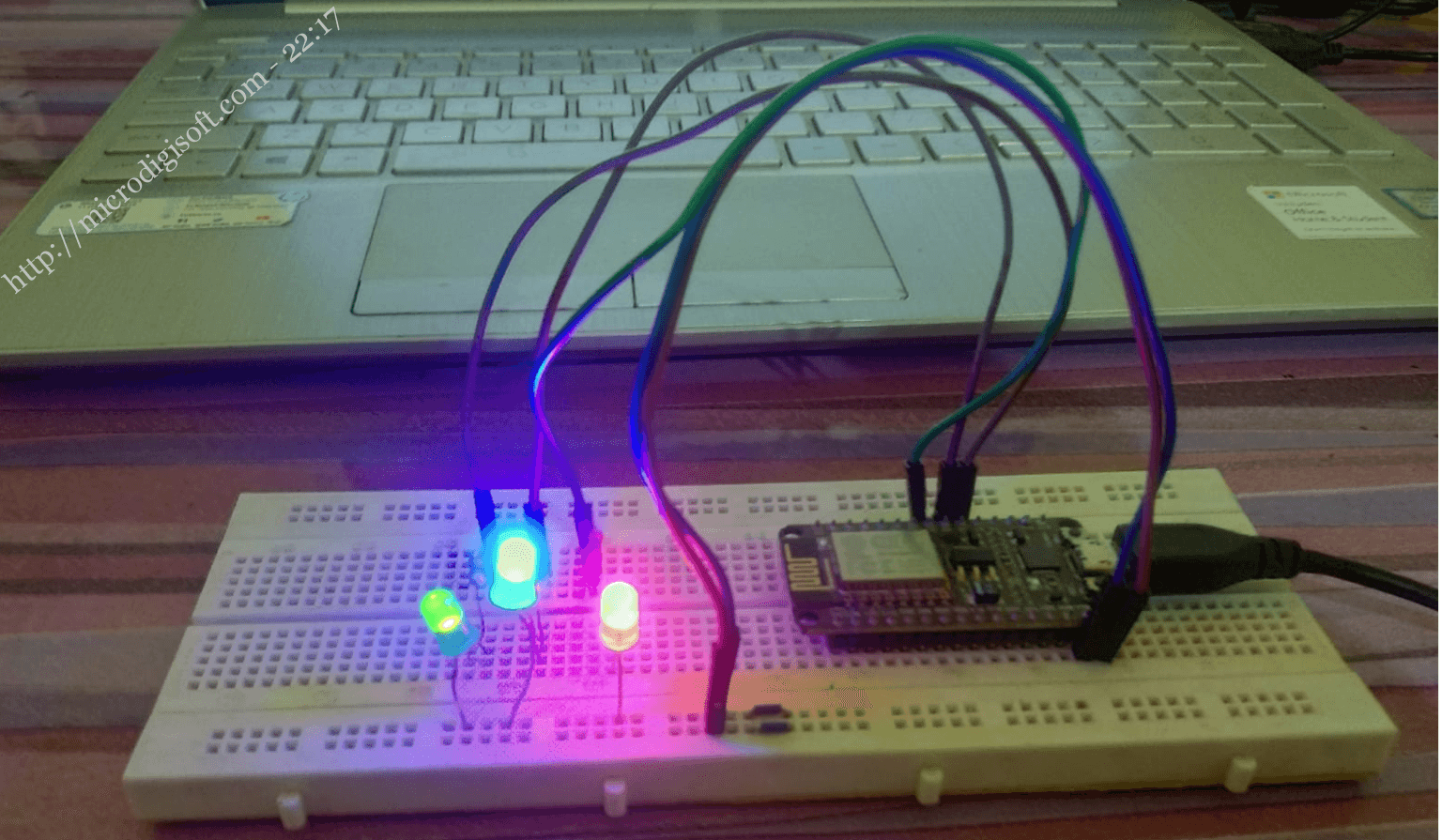Esp8266 Nodemcu With Multiple Sliders Control Leds Brightness Pwm