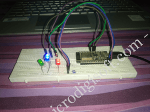ESP8266 NodeMCU with Multiple Sliders: Control LEDs Brightness (PWM)