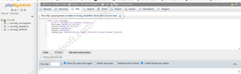 ESP8266- How to Insert Data into MySQL Database using PHP