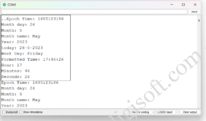 ESP8266-NodeMCU NTP Server: Create Date and Time