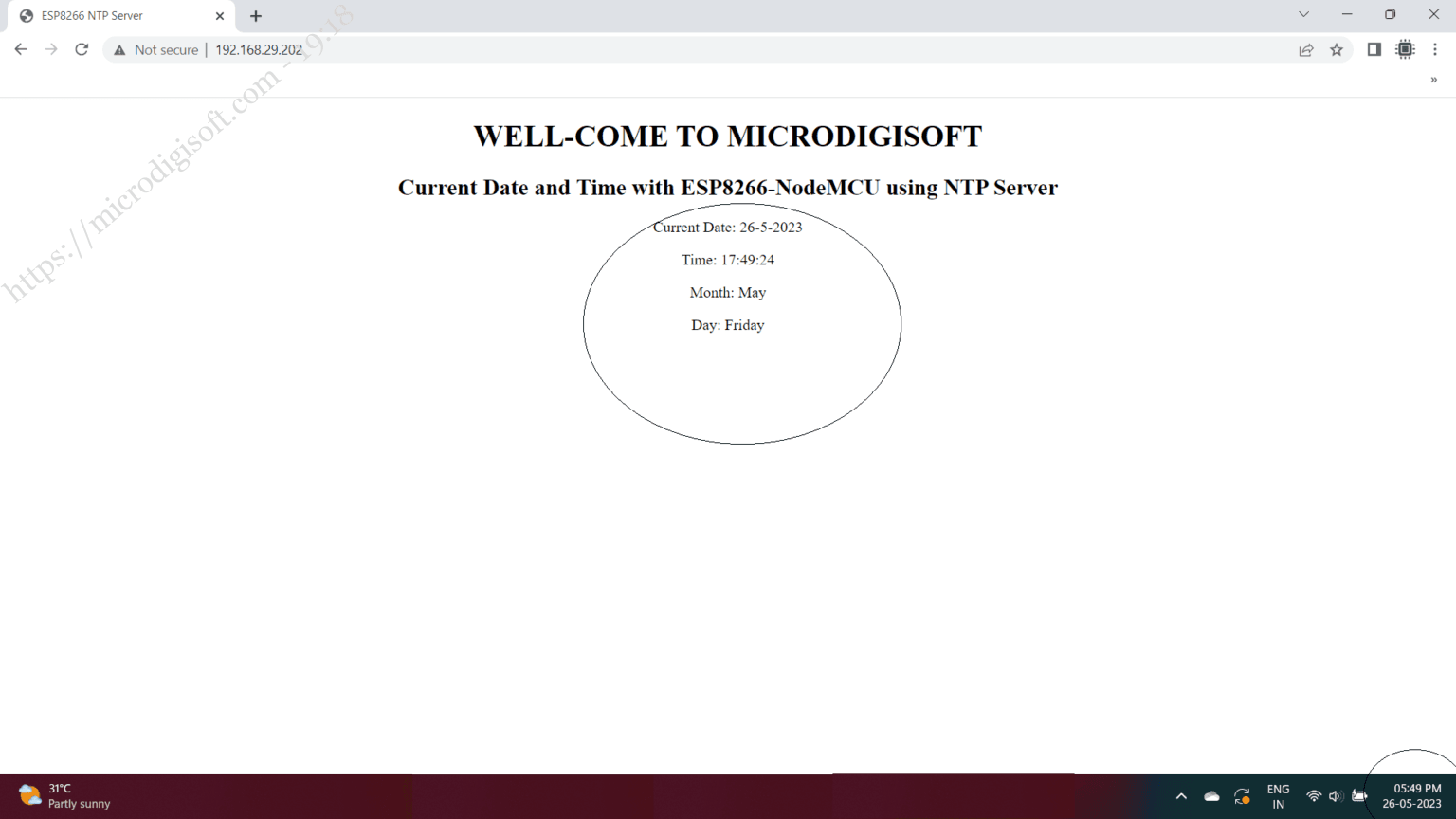 Esp8266 Nodemcu Ntp Server Create Date And Time