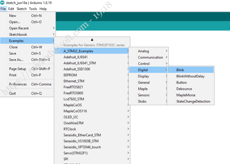 Getting Started with STM32 Blue Pill Development Board-Arduino IDE