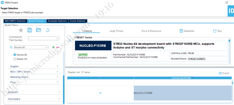 UART USART Direct Memory Access (DMA) STM32F103 Nucleo-64