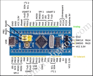 GPIO Programming on STM32 Blue Pill: Digital Input Output with Examples