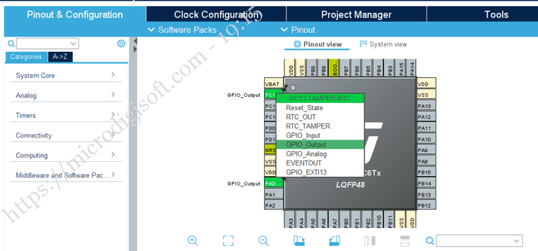 GPIO Programming on STM32 Blue Pill: Digital Input Output with Examples