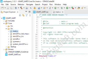 UART USART Direct Memory Access (DMA) STM32F103 Nucleo-64
