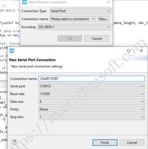 UART and USART Serial Communication with STM32F103 Nucleo-64