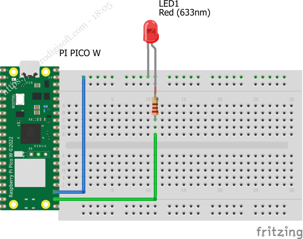 Raspberry Pi Pico W Led Control Using A Webserver