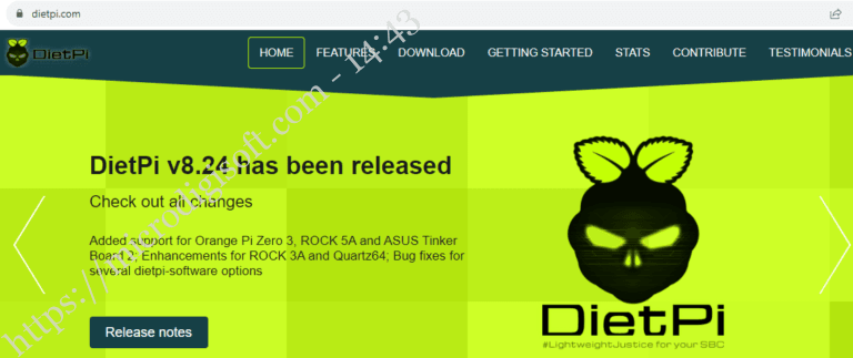 DietPi Setup on Raspberry Pi Zero 2W and SSH Configuration