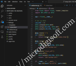 Raspberry Pi Zero 2 W Webserver using Flask Library with DietPi OS