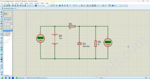 Power Supply Circuit Simulation with the Proteus