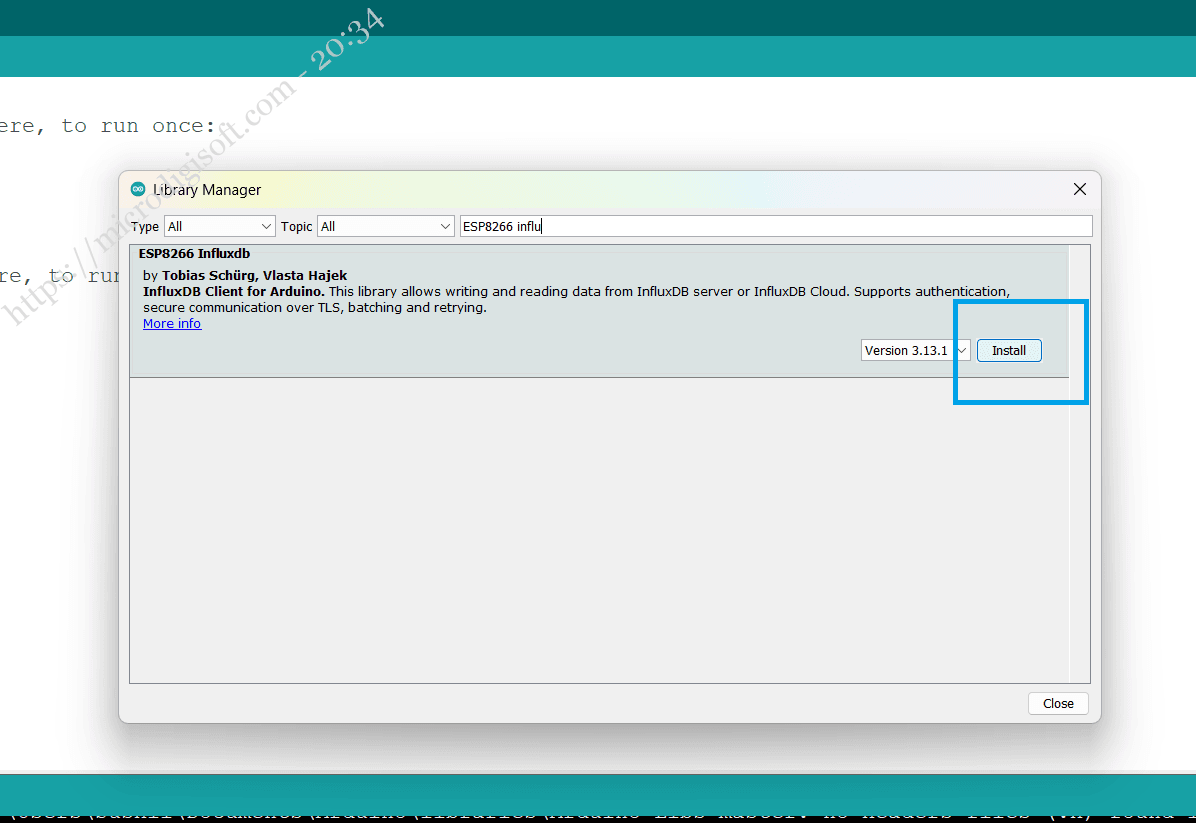 Getting Started with InfluxDB on ESP8266 NodeMCU