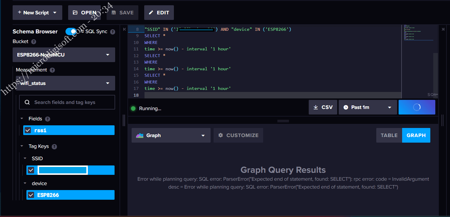 Getting Started with InfluxDB on ESP8266 NodeMCU