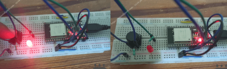ESP32 Digital Inputs and Outputs with Arduino IDE