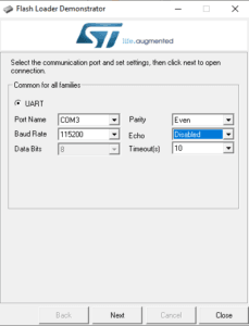 Flashing STM32F103C8 Board using USB Port – STM32 Bootloader