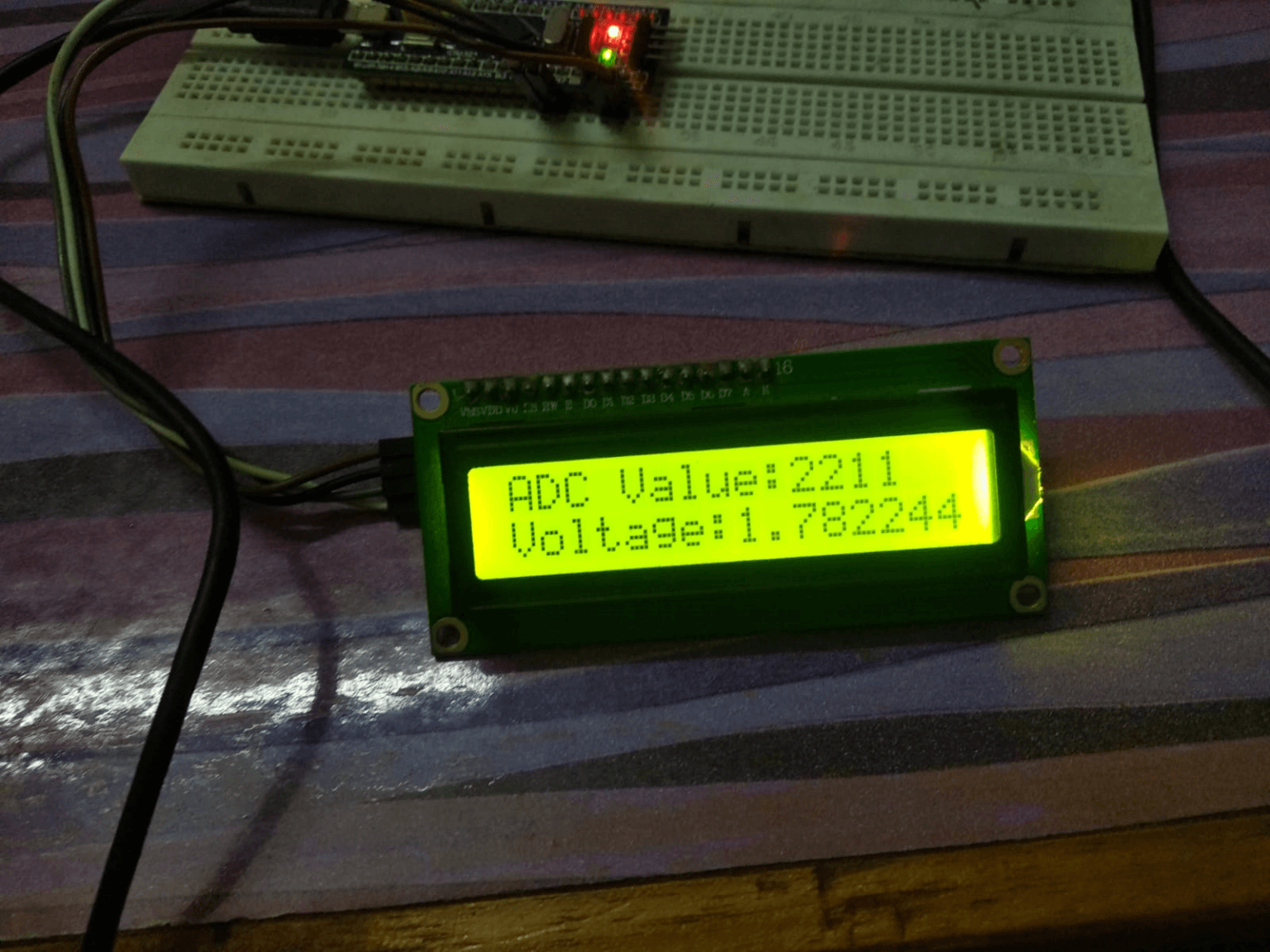 How to use ADC in STM32 -Analog value on LCD Display.