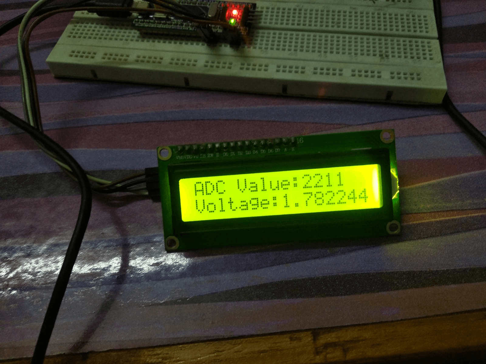 How to use ADC in STM32 -Analog value on LCD Display.