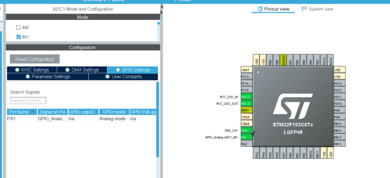 Analog-to-Digital Converter (ADC) in STM32 microcontrollers