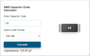 Online SMD Capacitor Code Calculator
